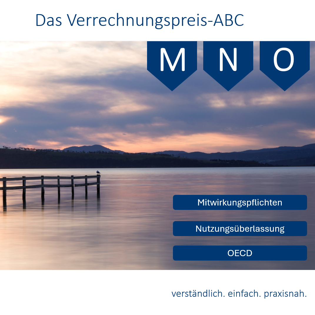 Das Verrechnungspreis-ABC ( M - O ) - TPC Transfer Pricing Compliance